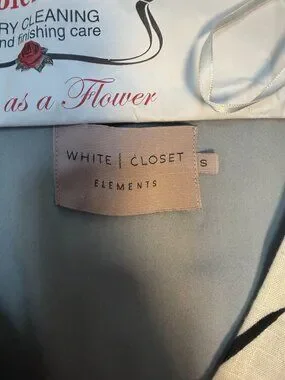 White Closet | Dresses | White Closet Elements Womens Small Floral Puff ...